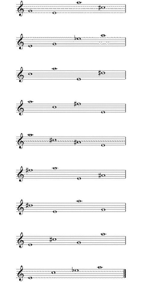 The Pitch Domain For The Flute Part The Motifs Can Be Transposed To