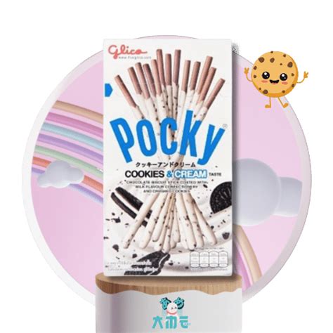 Pocky Cookie And Cream Ame Ame