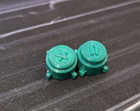3d printed start and select buttons for guitar hero controllers etsy