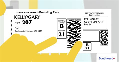 Southwest Airline Boarding Pass Pin By Linda Waters On Information