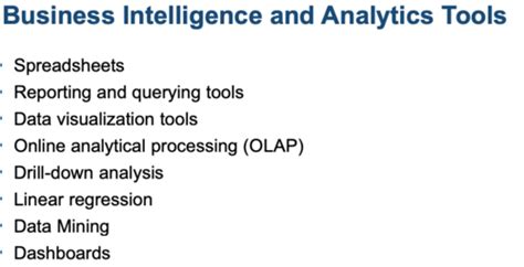Chapter 6 Business Intelligence And Analytics Flashcards Quizlet