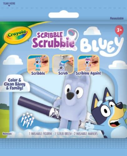Crayola Scribble Scrubbie Bluey 1 Ct Kroger