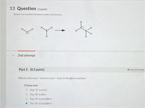 solved 13 question 1 point below is a reaction between