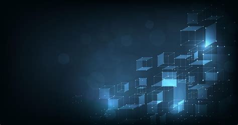 Premium Vector Blockchain Technology Concept