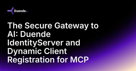 Scaling With Duende Identityserver Mcp And Ai Duende