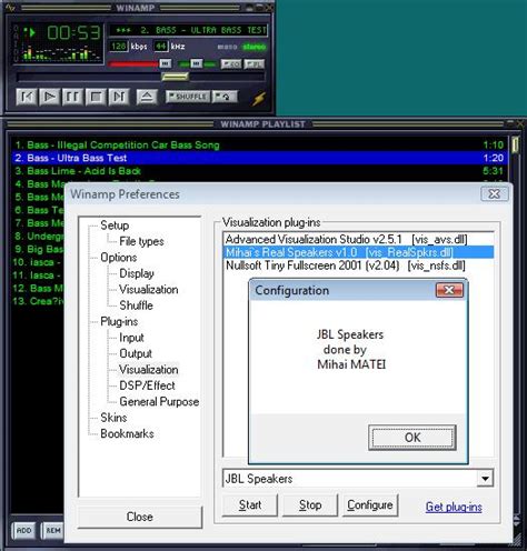 Real Speakers Winamp Plugin Mihai Matei