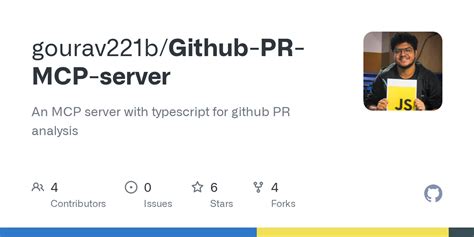 Github Gourav221bgithub Pr Mcp Server An Mcp Server With Typescript