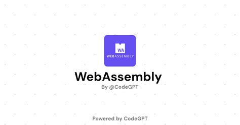 Webassembly Codegpt