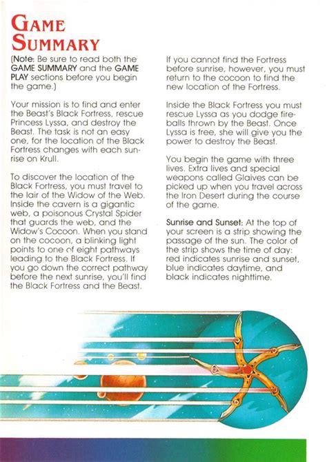 Atari 2600 Vcs Krull Scans Dump Download Screenshots Ads Videos Catalog Instructions Roms