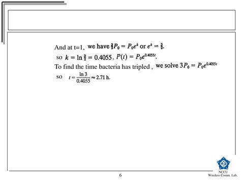 Ppt Chapter 3 Modeling With First Order Differential Equations