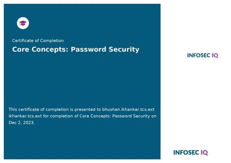 Bhushan Ikhankar On Linkedin Successfully Completed Infosec Iq