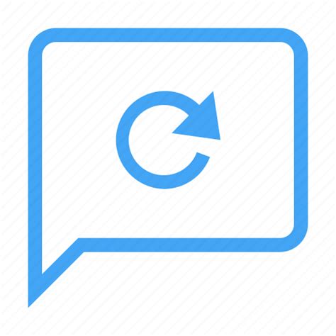 Arrow Chat Chatting Message Refresh Reload Sync Icon Download On Iconfinder