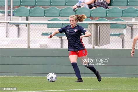 Anna Heilferty Of The Washington Spirit Plays The Ball During A Game