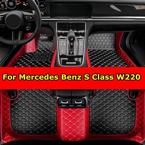 Car Floor Mats For Mercedes Benz S Class W220 1998 2005 Luxury Leather