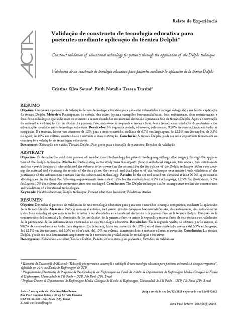 tecnica delphi pdf aprendizado