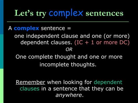Classification Of Sentences Ppt