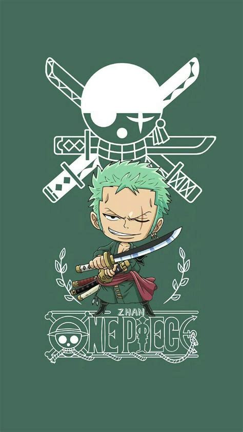 ∆ One Piece Zoro Chibi Wallpaper 💨 Zoro One Piece Logo Zoro