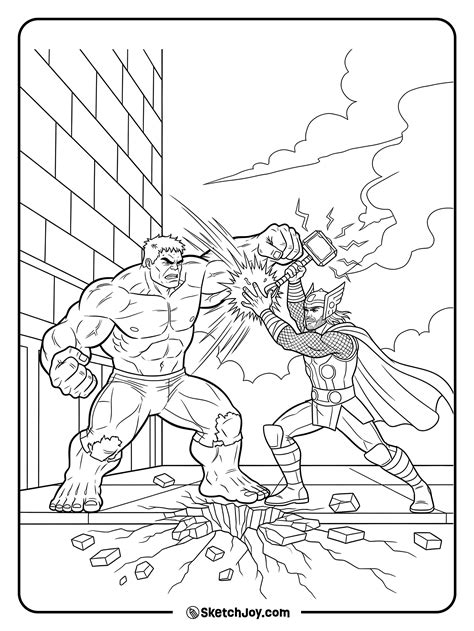 14 Hulk Coloring Pages Free Printable Pdfs