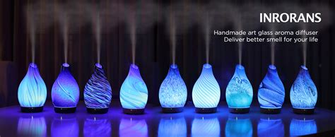 Essential Oil Diffuser Hand Blown Glass Aromatherapy
