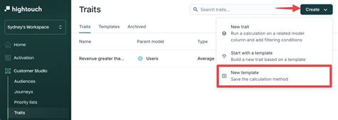Traits Hightouch Docs