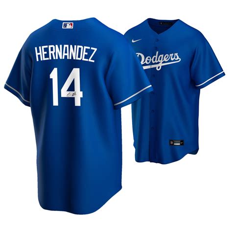 Autographed Los Angeles Dodgers Enrique Hernandez Fanatics Authentic