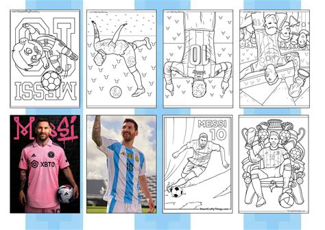 Libro Colorear Messi Messi Para Pintar Y Imprimir Libro De Colorear