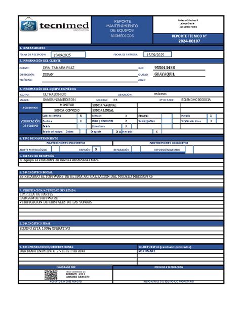 Informe Técnico De Mantenimiento De Equipos Biomédicos 2024 00107