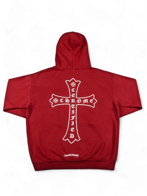 Chrome Hearts X Drake Certified Lover Boy Red Hoodie