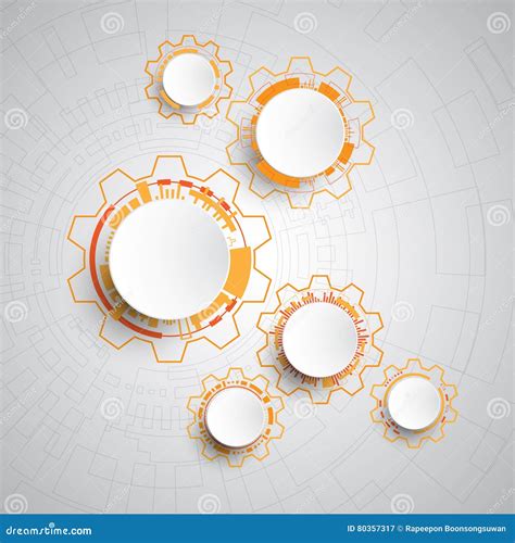 Vector Abstract Background Technology Innovation Stock Vector Illustration Of Circuit