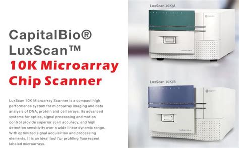 Luxscan10k A Is Dual Laser Microarray Chip Scanner Luxscan10k B Is
