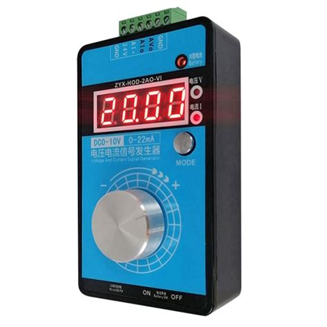 Handheld 0 5V 10V 0 20MA 4 20MA Signal Generator Adjustable Current Voltage Analog Signal