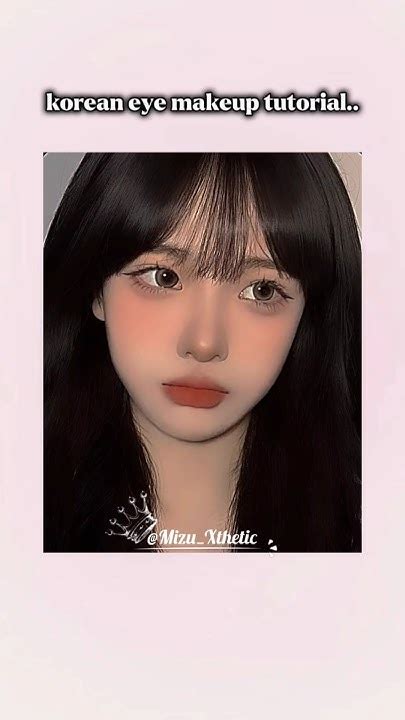 Korean Eye Makeup Tutorial 💕 Trending 1million Aesthetic Youtube