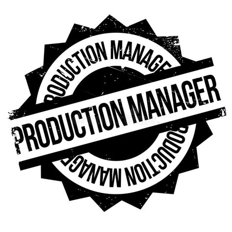 Production Manager Linear Icon Concept Production Manager Line Vector