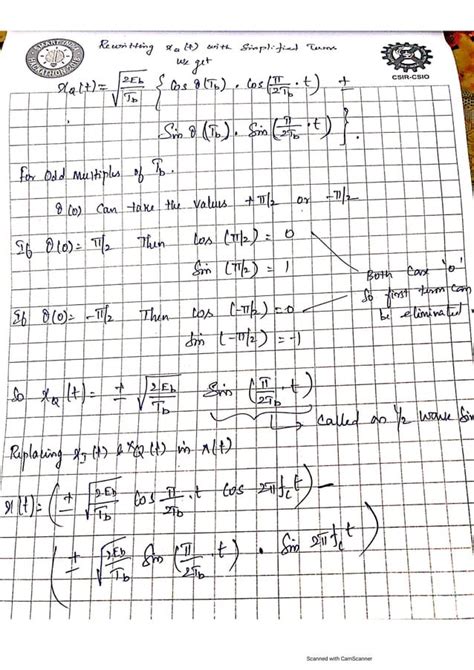 Minimum Shift Keying Msk Full Derivation Pdf