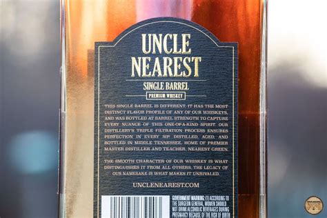 Uncle Nearest Single Barrel Whiskey Review Breaking Bourbon