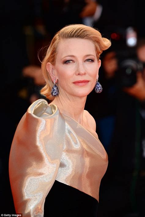 Venice Film Festival Cate Blanchett 49 Stuns In One Shoulder Gown