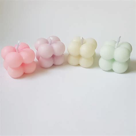 50 Pçs Velas Bubble Candy Colors Escolha A Cor E O Aroma Que Deseja