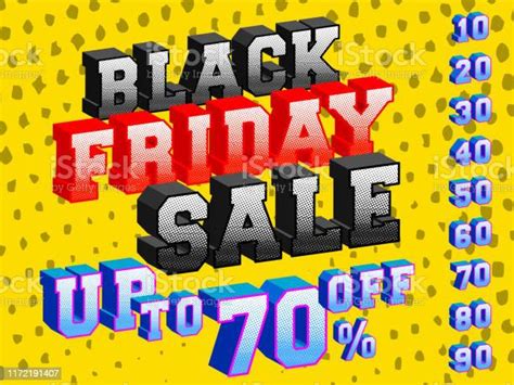 블랙 프라이데이 세일 배너 컬러풀한 3d 디자인 간판에 대한 스톡 벡터 아트 및 기타 이미지 간판 개성 개념 계절 Istock