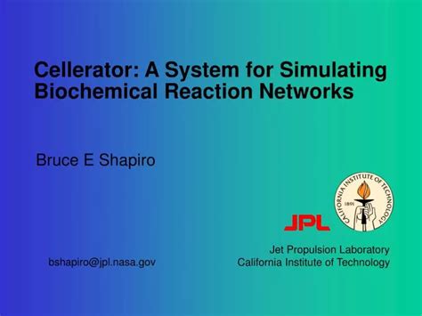 Ppt Cellerator A System For Simulating Biochemical Reaction Networks