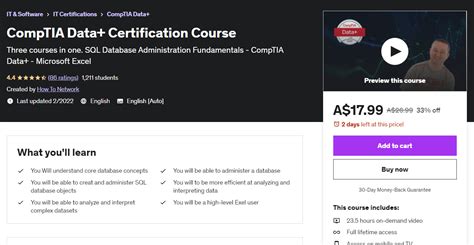 Comptia Data Video Course Paul