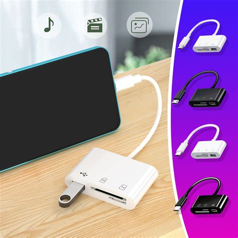 Jacenvly 2024 New Type C Card Reader Type C Android Mobile Computer