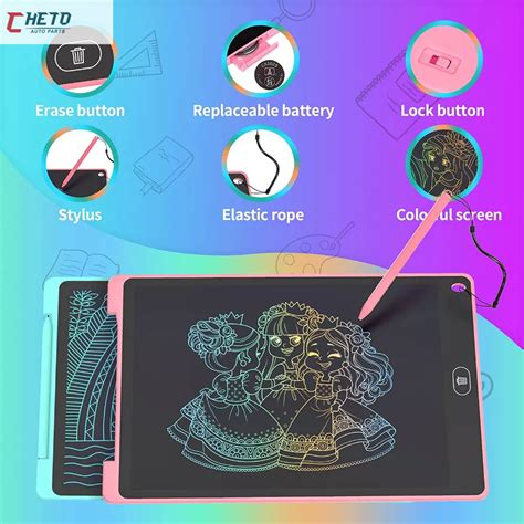 Kit 25 Lousa Mágica Tela Lcd Tablet Infantil De Escrever E Desenhar 85 Polegadas Shopee Brasil