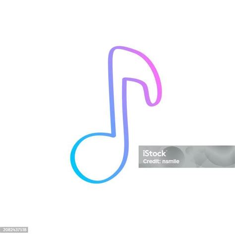 벡터 여덟 번째 노트 아이콘은 흰색 배경에 고립되어 있습니다 0명에 대한 스톡 벡터 아트 및 기타 이미지 0명 3차원 형태 금속 Istock