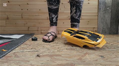 Rc Car Crush With Sandals Crushexperiment Asmrcrush Rccarcrush Youtube