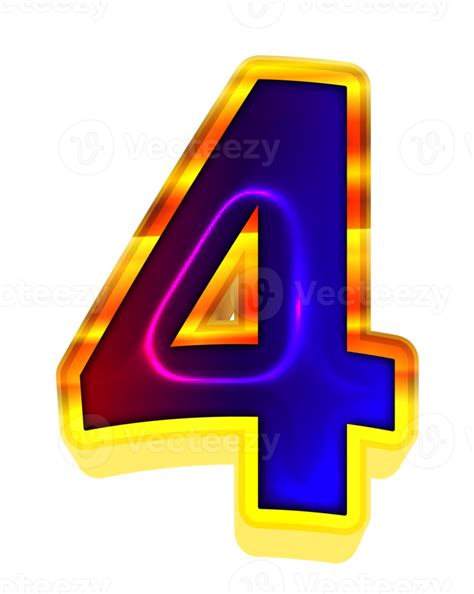 3d Glossy Gradient Number 22991877 Png