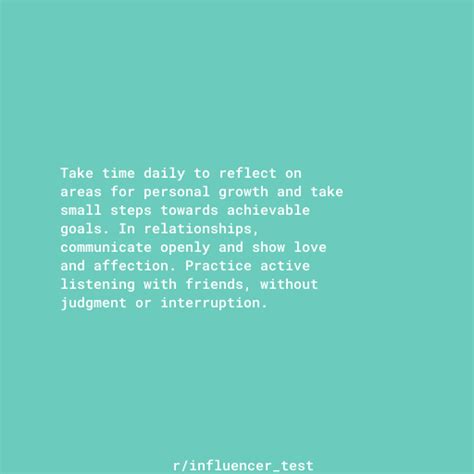 Daily Personal Reflection And Communication In Relationships R