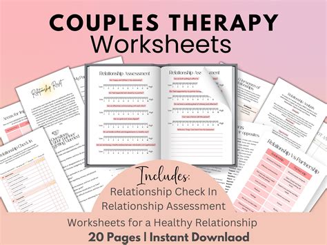 Couples Counseling Worksheets