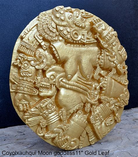 History Aztec Maya Artifact Coyolxauhqui Moon Goddess Etsy