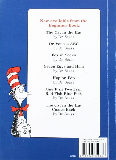 The Cat In The Hat Book Pages In Order