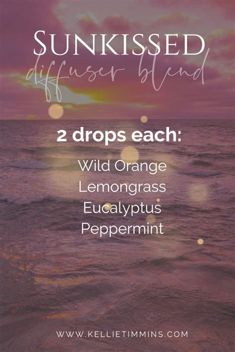 Summer Diffuser Blends Mezclas De Difusores Aromas Aromaterapia